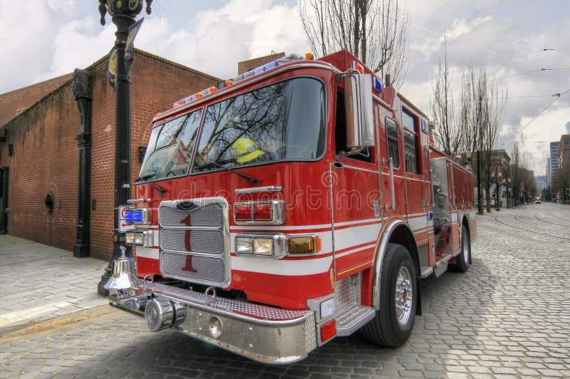 Fire and Rescue Engine Truck Stock Image - Image of train, urban: 13307551