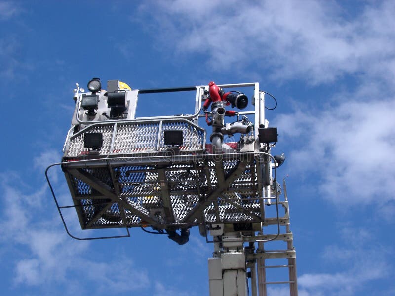Fire rescue hoist stock image. Image of angle, elevated - 250995921