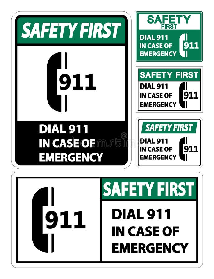 911 Fire Rescue Police Symbol Sign Isolate on White Background,Vector ...