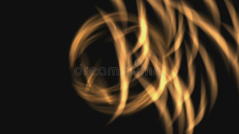 Fire Ring Circle Round Animation . Continuous Circular Fire Flame Line ...