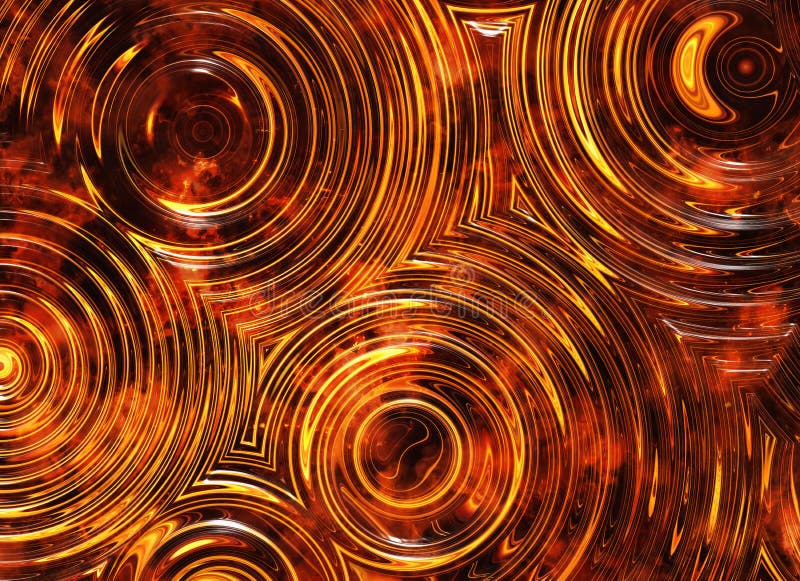 Fire Ripples Waves Backgrounds Stock Illustration - Illustration of ...