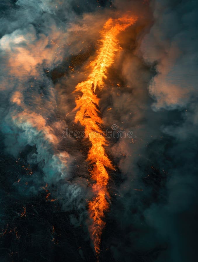 Fire rising into air stock image. Image of heat, fire - 374984217