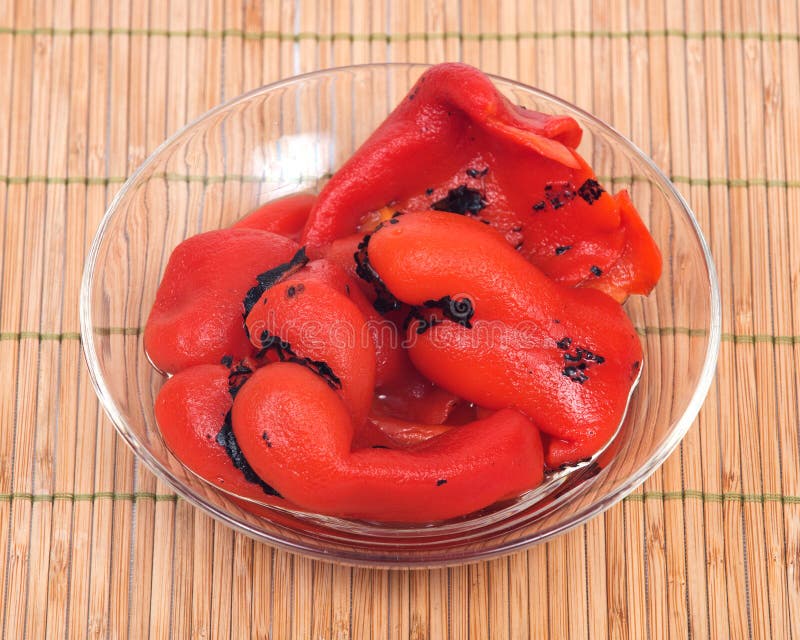 Fire roasted red peppers stock image. Image of ingredient - 81944025