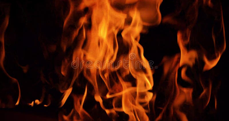 Fire in the Room on a Dark Background. Disasters, Fires, Natural ...