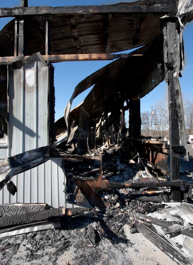 Fire Ruin stock image. Image of smoke, chaos, house, urgency - 29390395