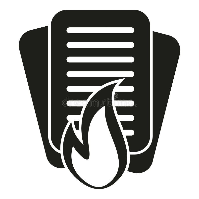 Fire Rush Job Icon Simple Vector. Business Work Stock Vector ...