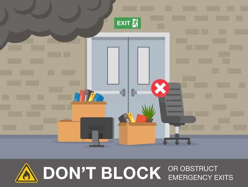 Emergency Exits Stock Illustrations – 153 Emergency Exits Stock ...