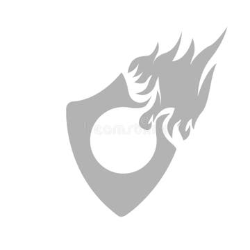 Fire Safety Emblem, Vector Illustration Stock Vector - Illustration of ...