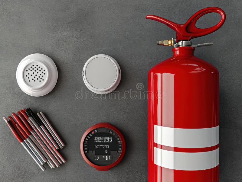 Fire Safety Essentials, Smoke Detectors, Fire Extinguisher, and ...