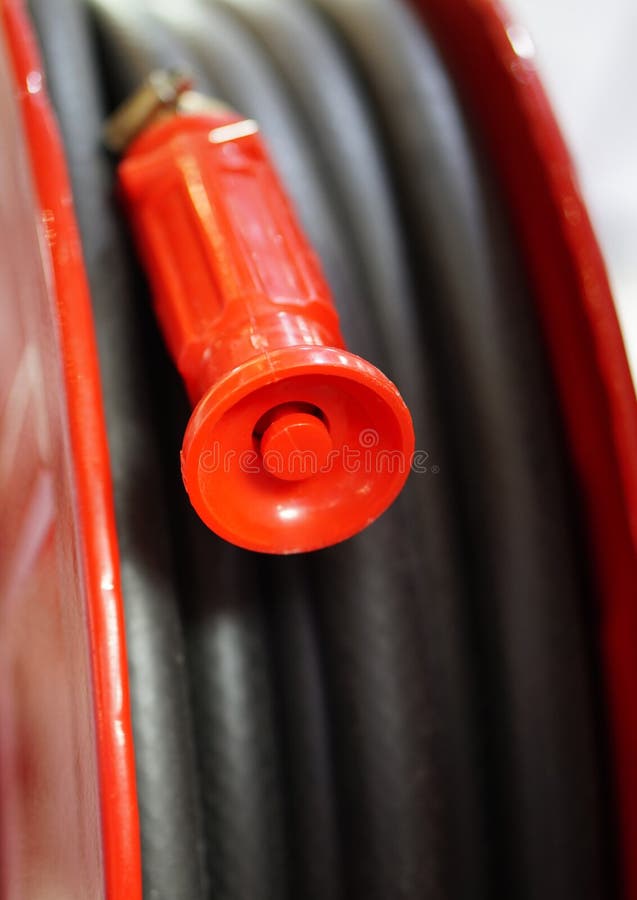 Fire Safety Hose Pipe, Security and Safety Concept in Office or Public ...