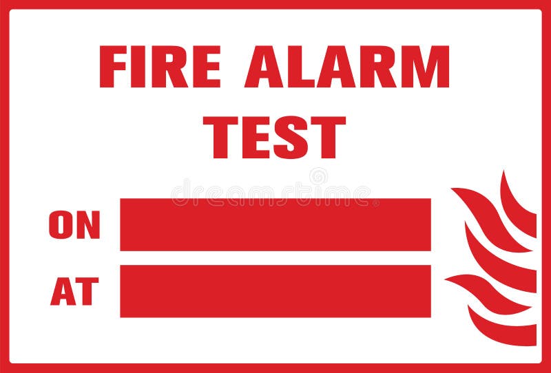 Fire Safety Symbol Sign, Vector Illustration, Label. Stock Vector ...