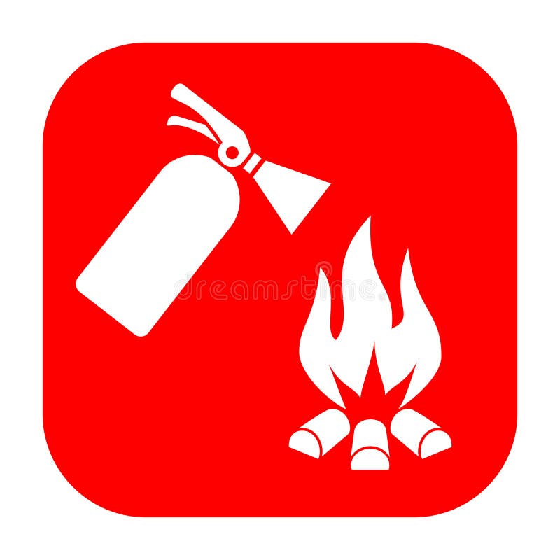 Fire safety vector sign stock vector. Illustration of explosion - 83191837