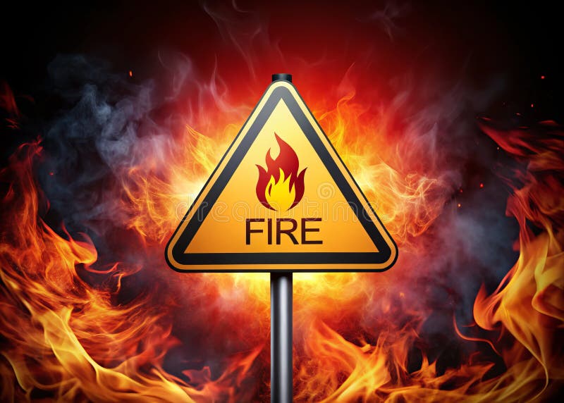 Fire Safety Warning Sign Design Essential Visual Communication for ...