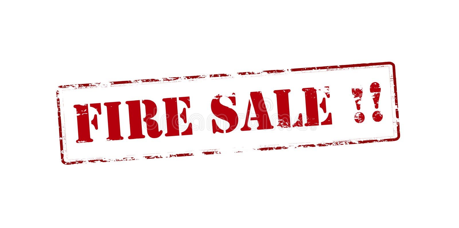 Fire sale stock illustration. Illustration of rectangular - 92110838