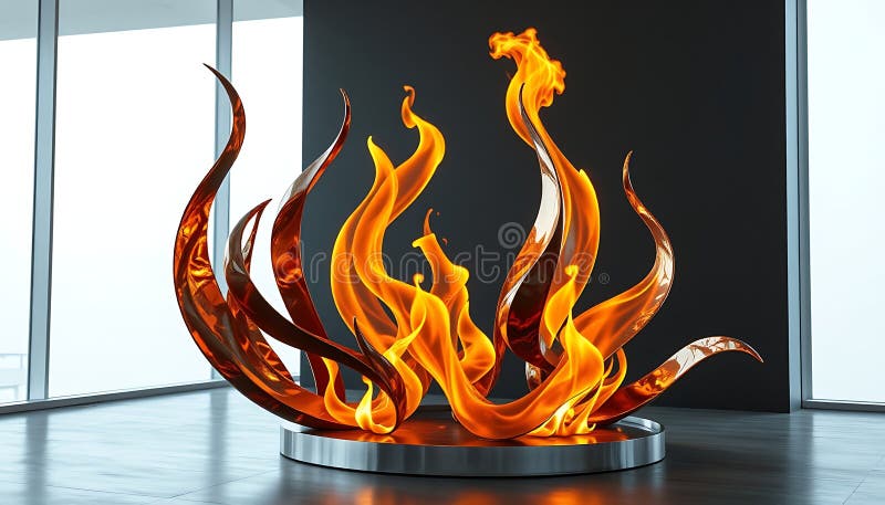 Fire Sculpture Art, Abstract Flames, Fire Design, Flame Art, Fire ...
