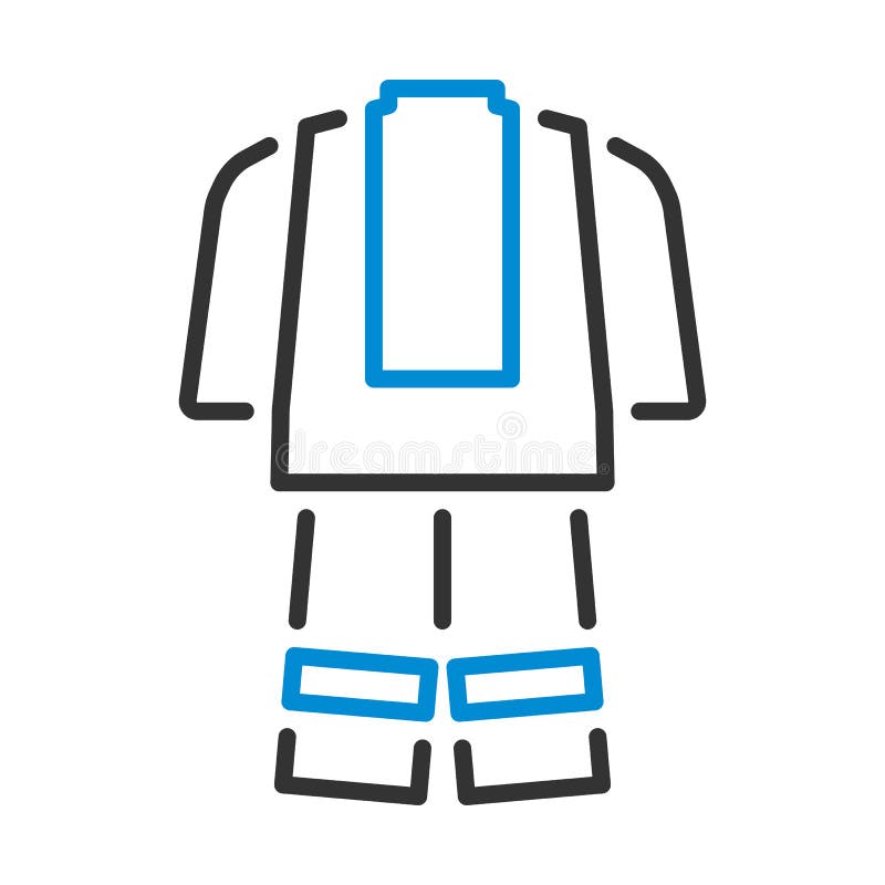 Fire Service Uniform Icon stock vector. Illustration of profession ...