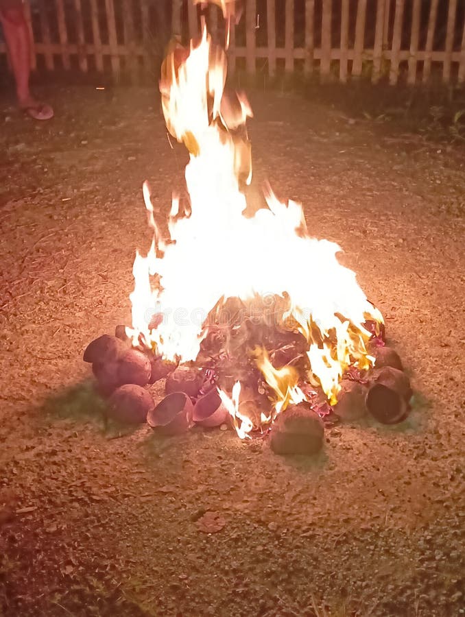 Fire from shells at night stock photo. Image of night - 261774396