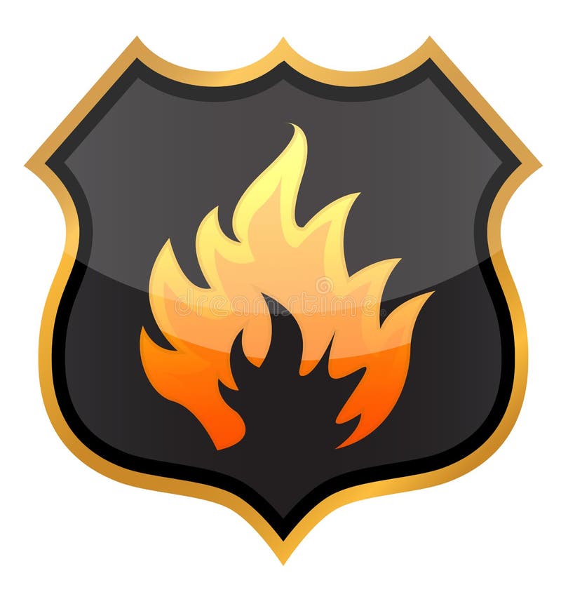 Black and Gold Shield and Ribbon Stock Vector - Illustration of glossy ...