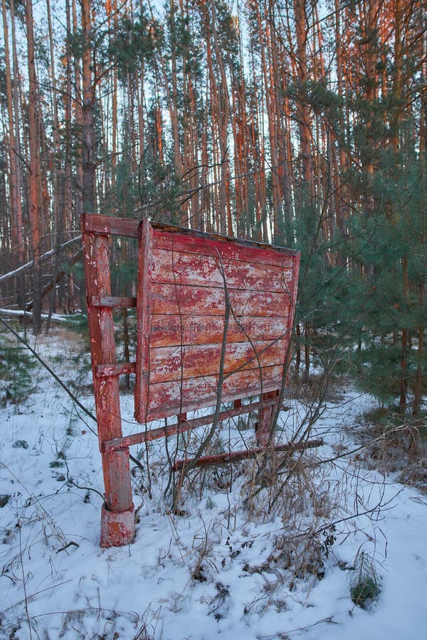 Empty Fire Fighting Equipment Stand Stock Image - Image of backwoods ...