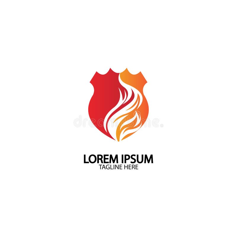 Fire Shield Logo Design Element. Fire Warning Sign Shield Stock Vector ... Fire Shield Logo Design Element. Fire Warning Sign Shield Stock Vector ...