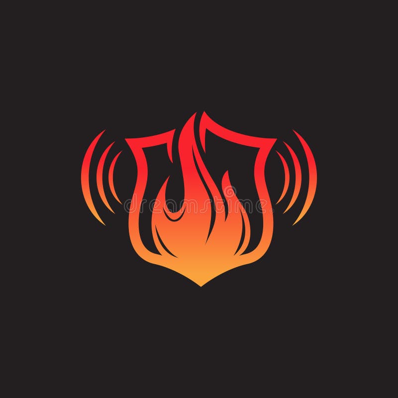 Fire Shield Logo Symbol or Icon Template,Fire Safety, Fire ...