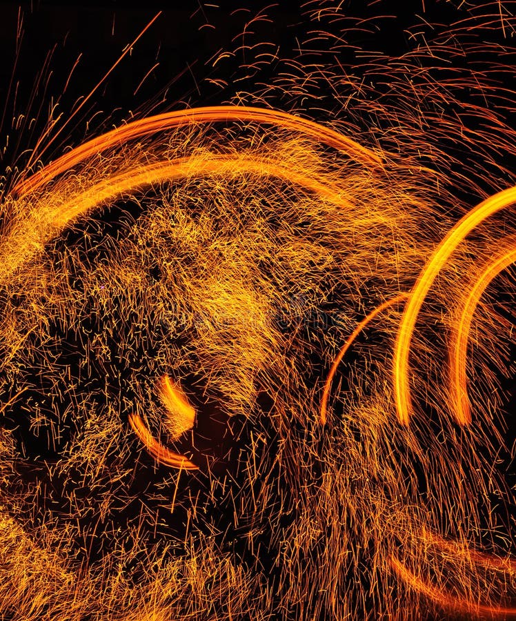 On fire stock image. Image of firewheel, light, cult, occult - 5068637