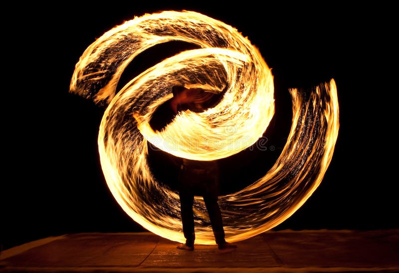 Fire Show stock photo. Image of adventure, entertainment - 14494496