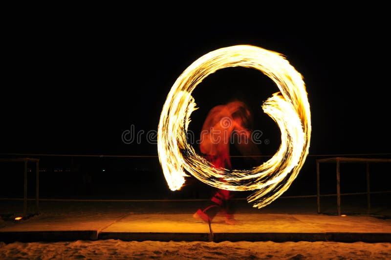 Fire Show stock image. Image of burning, dangerous, dangerously - 16548445