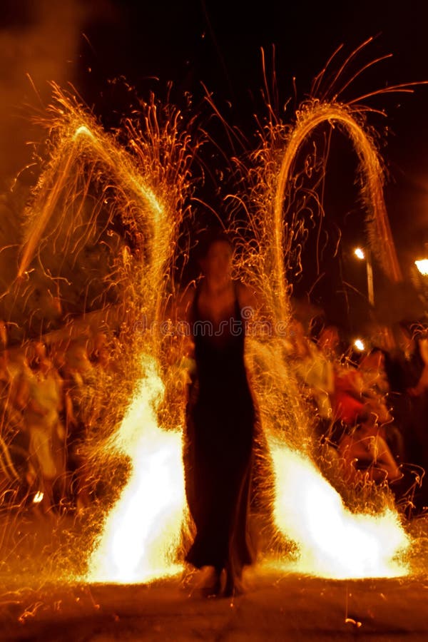 Fire show 17 stock photo. Image of abstract, play, background - 38152244