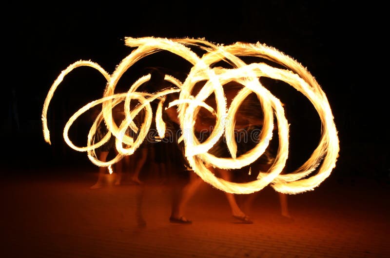 Fire show stock photo. Image of dance, dancer, black - 27085648