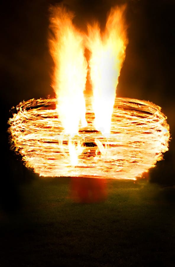 Fire show stock photo. Image of dangerous, flower, fire - 27324422