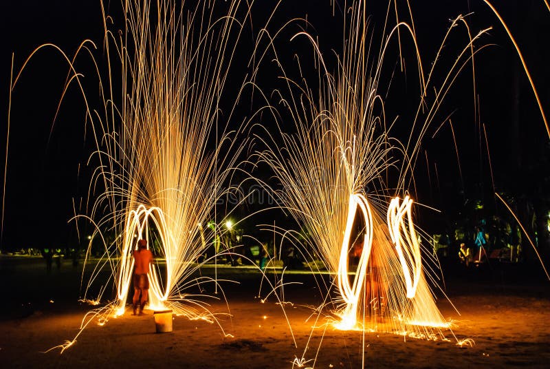 Fire Show stock image. Image of danger, flaming, bizarre - 38566693