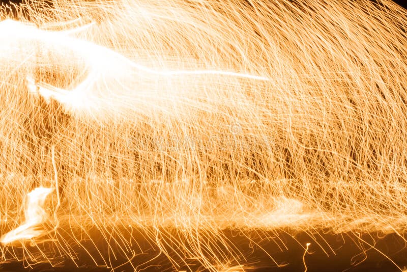 Fire show stock photo. Image of spinning, challenge, confidence - 54525504