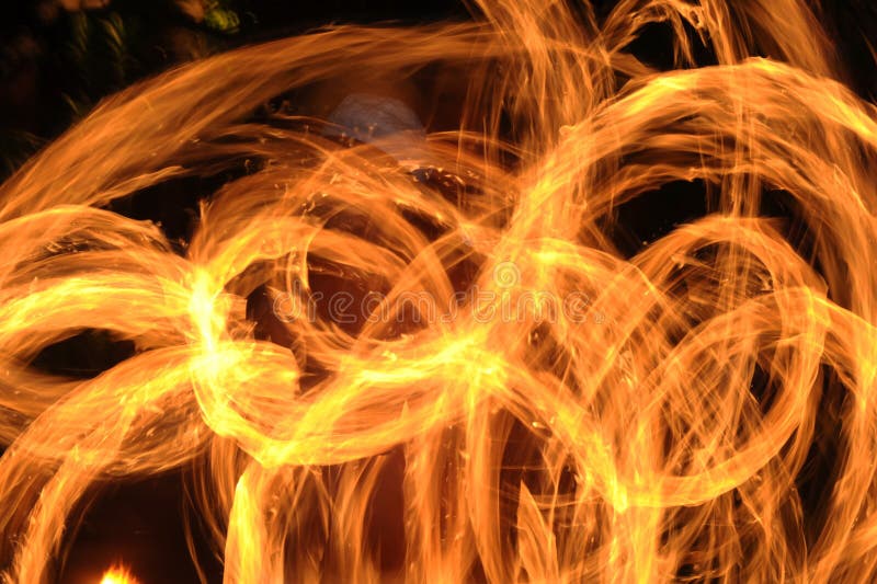Fire show amazing at night stock photo. Image of playing - 40951300