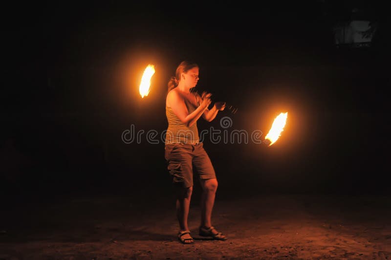 Fire show editorial stock image. Image of party, entertainment - 44048629