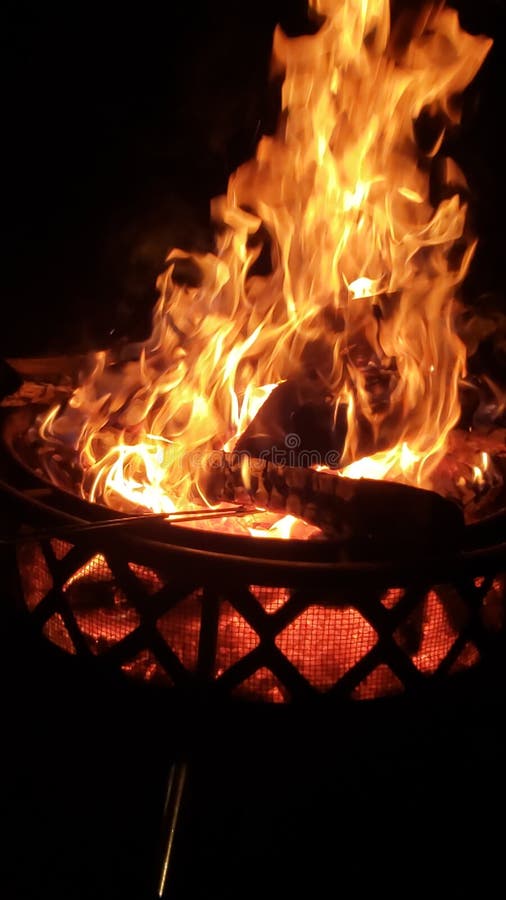 Fire Show in DMV Cold Nights Stock Photo - Image of nights, cold: 164303340