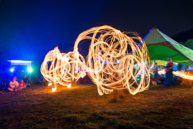 Fire show stock image. Image of backdrop, flaming, black - 55526113