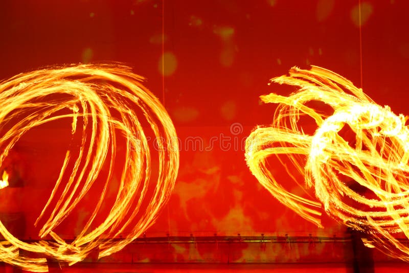 A Fire Show Performed on Stage Stock Photo - Image of gala, fury: 8348020