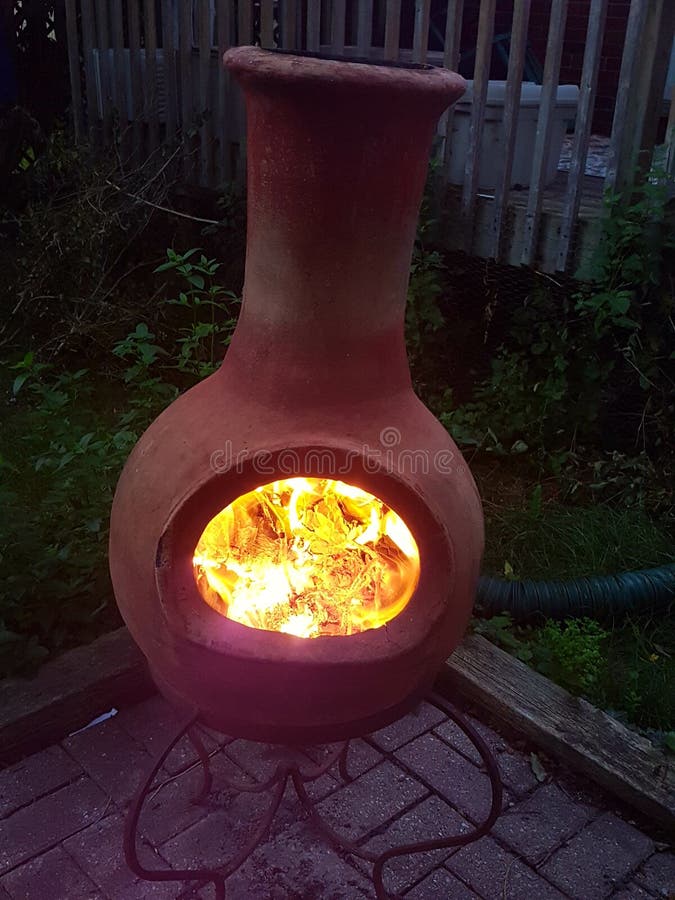 Fire side stock photo. Image of fire, outdoor, patio - 109273258