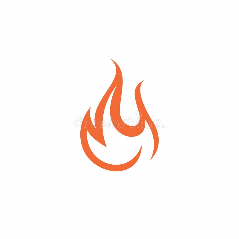 Fire Simple Icon Vector Design Stock Vector - Illustration of explosion ...