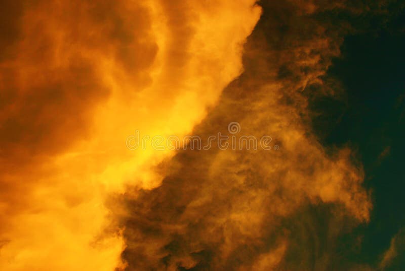 Fire in the sky stock image. Image of site, advertisement - 819769