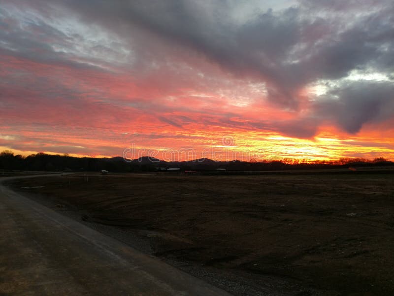 Fire in the sky stock image. Image of fire, beautiful - 134251745