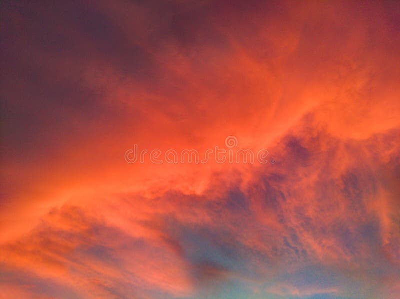Fire in sky stock photo. Image of evening, scenic, fire - 156881532