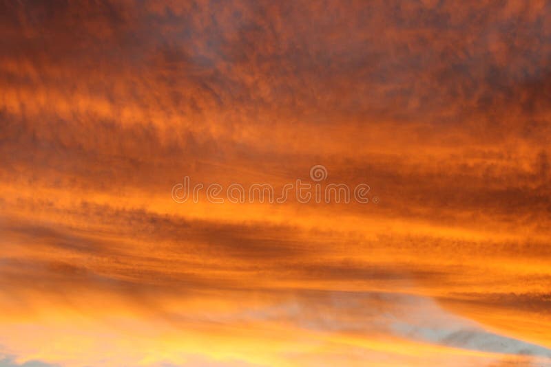 Fire sky stock photo. Image of clouds, peaceful, evening - 55166550