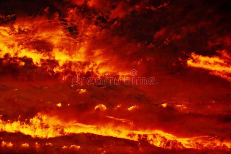 Fire in the Sky stock photo. Image of background, cape - 39273416