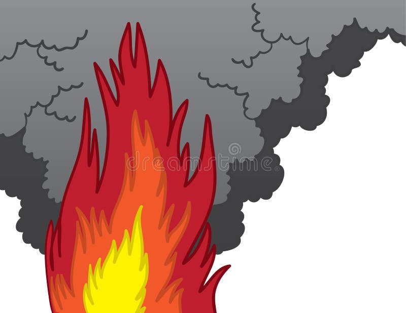 Fire Smoke stock vector. Illustration of burn, inferno - 28923913