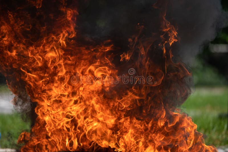 Fire and smoke background stock image. Image of smoky - 245809011