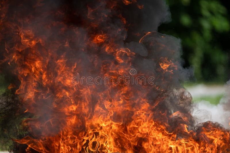 Fire and smoke background stock photo. Image of explosion - 245809050