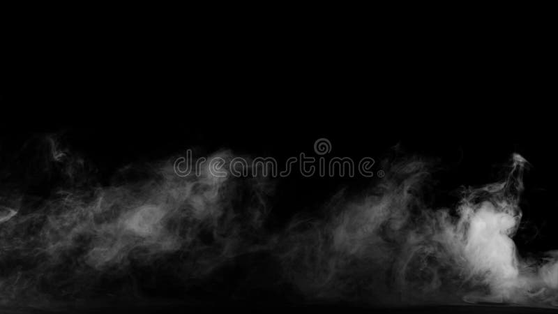 Fire Smoke from Bottom Up Black Background Stock Video - Video of ...