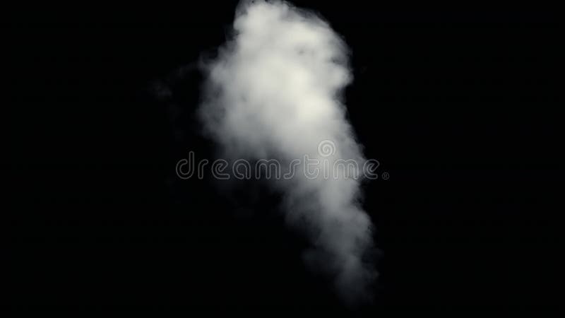 Fire Smoke from Bottom Up Black Background Stock Footage - Video of ...